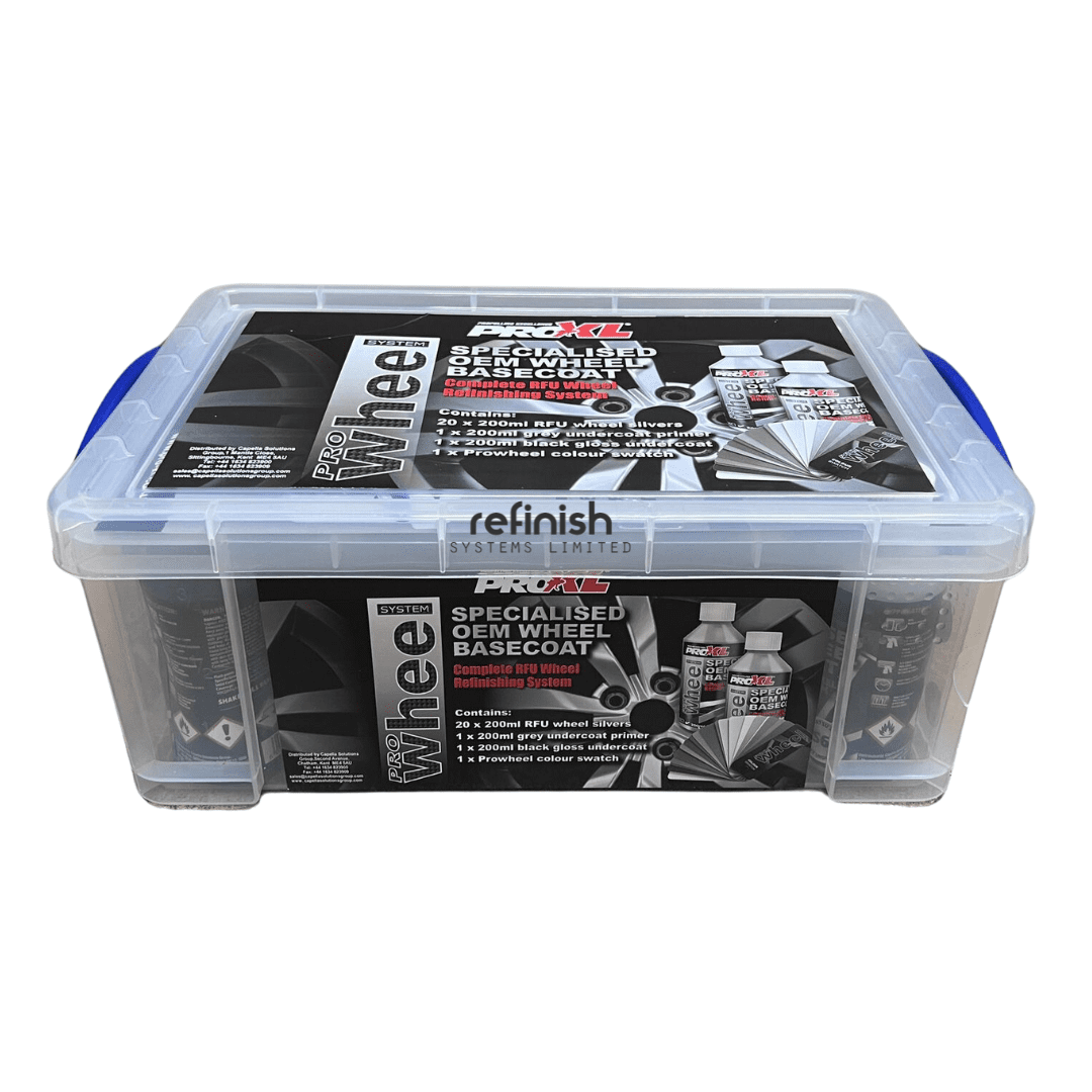 ProWheel Alloy Wheel Colours (200ml bottles) Kit 1 | Refinish Systems Ltd