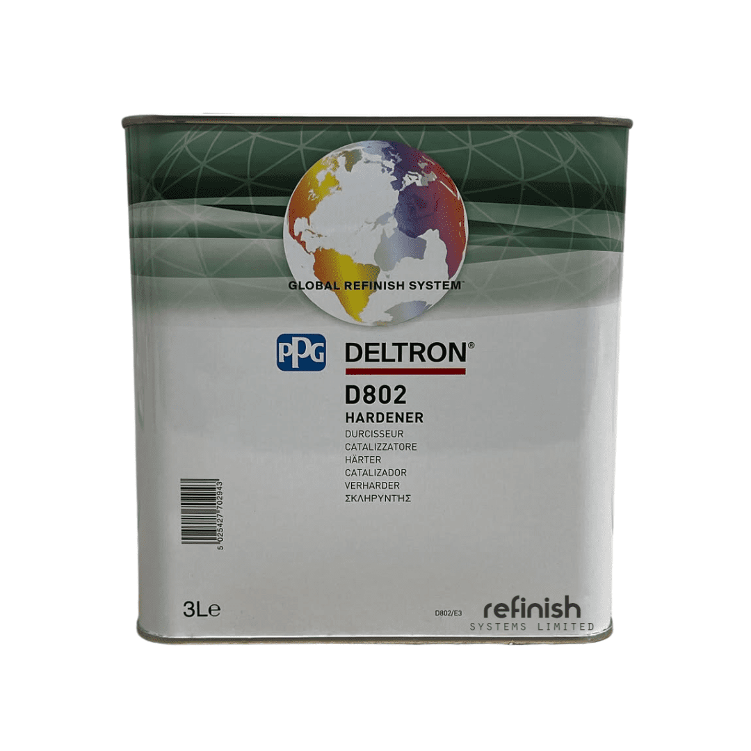 PPG Deltron D802 Hardener 3L | Refinish Systems Ltd