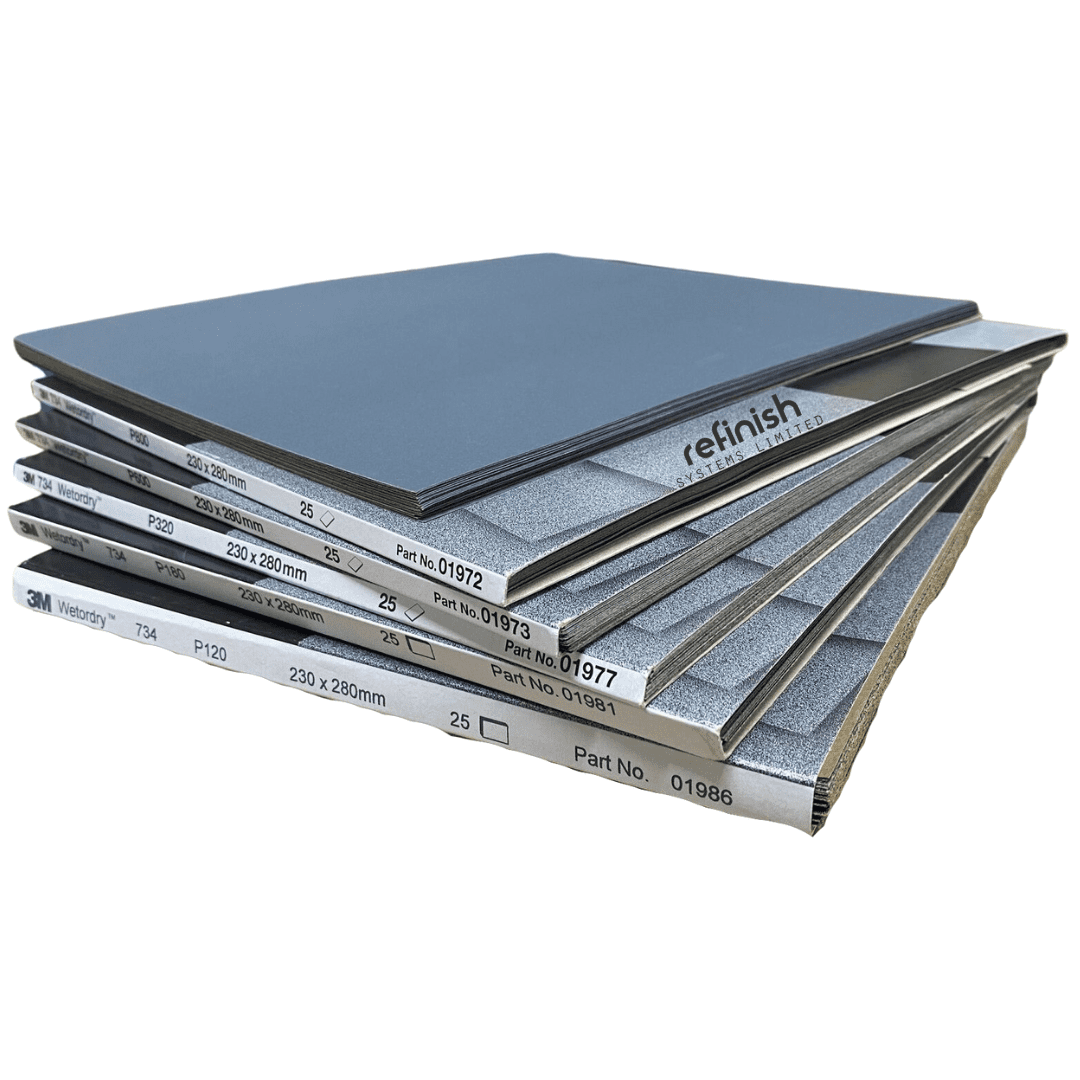 3M Wet or Dry Paper (25 Sheets) | Wet or Dry | Refinish Systems Ltd