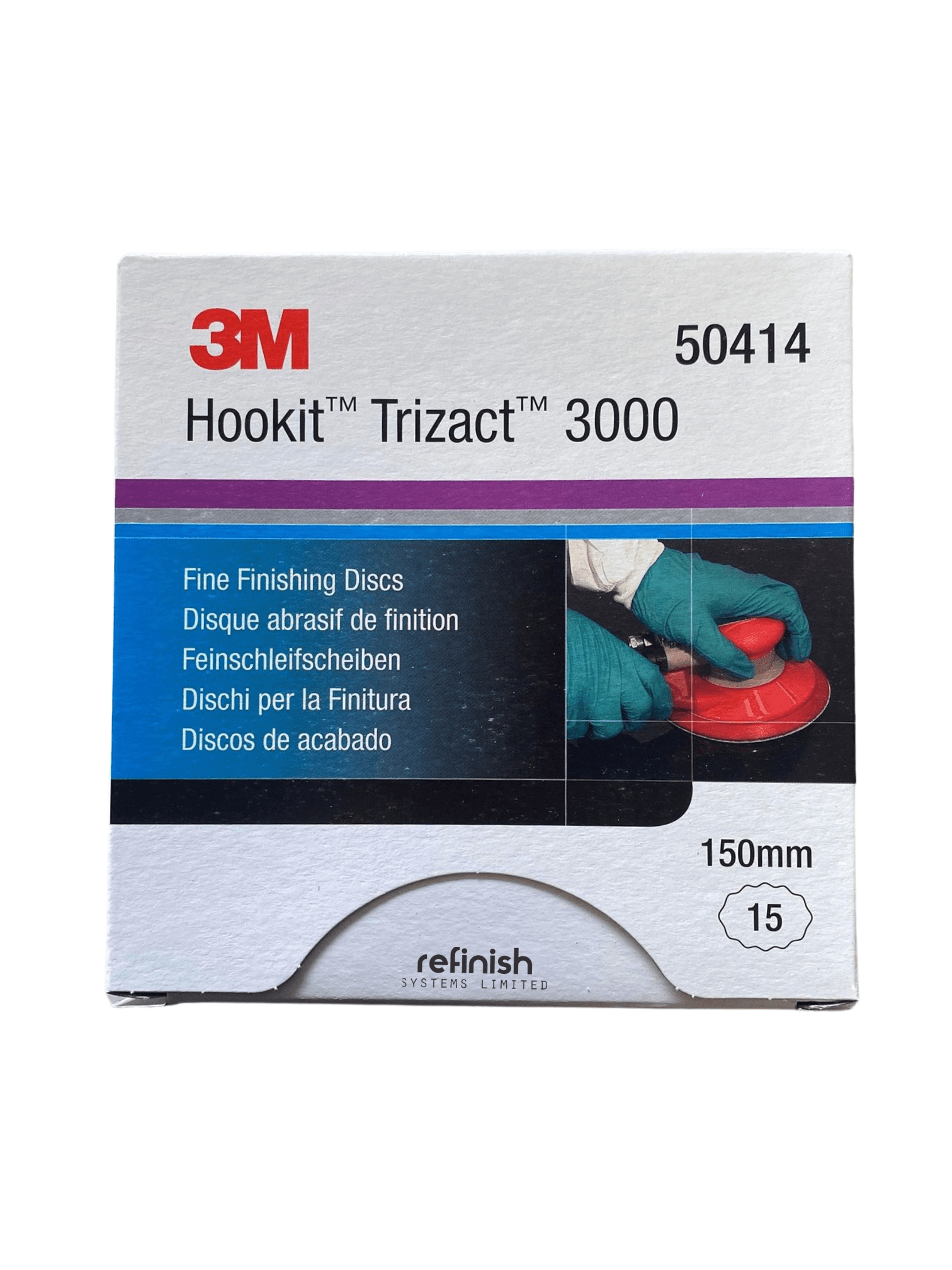 3M 50414 Trizact Fine Finishing Discs P3000