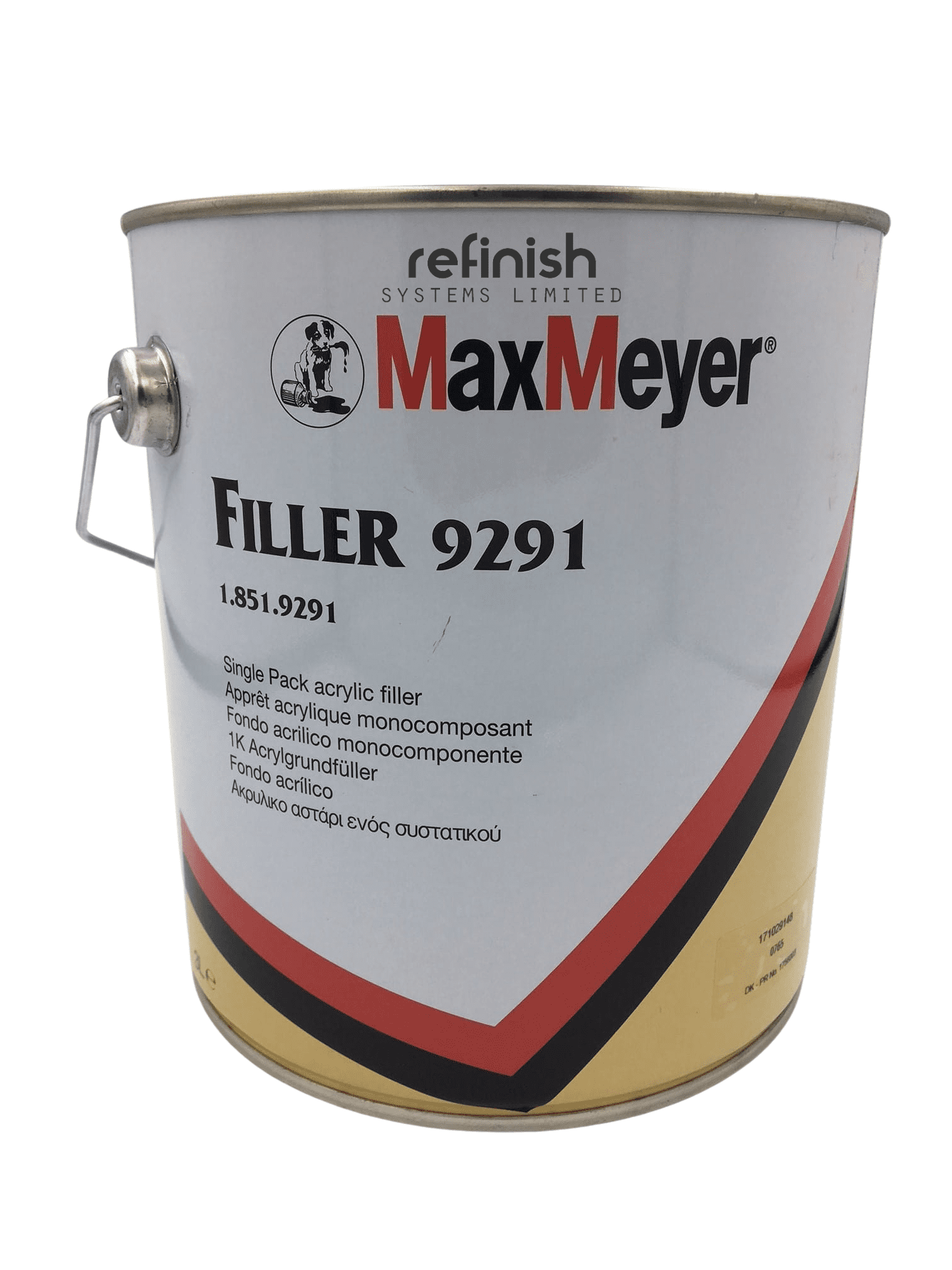 Max Meyer Maxifull Cellulose 1K Primer - 3L | Refinish Systems Ltd