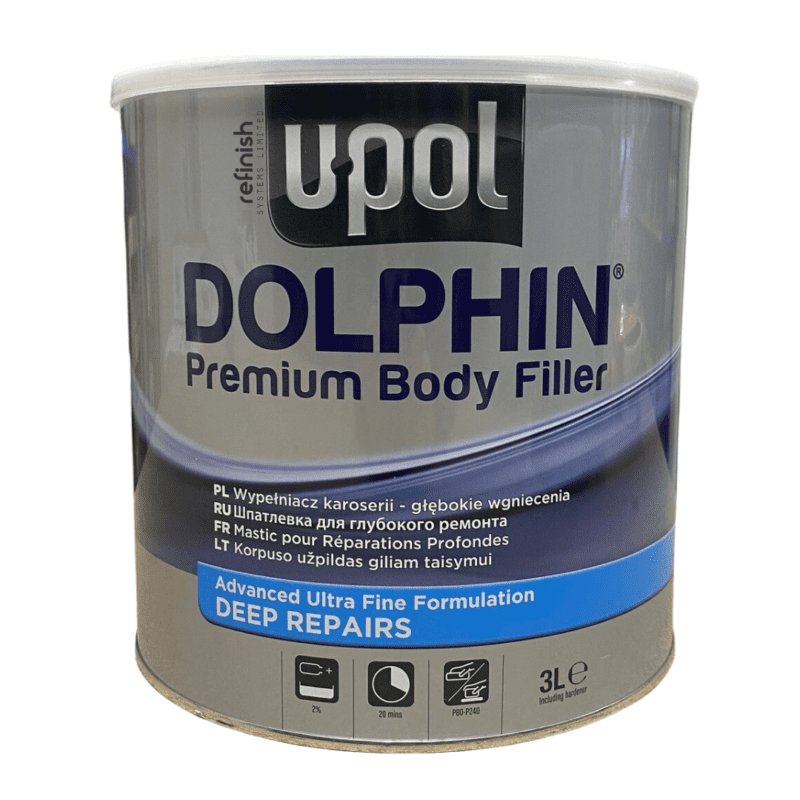 U-POL Dolphin Deep Fill Body Filler 3L | Refinish Systems Ltd