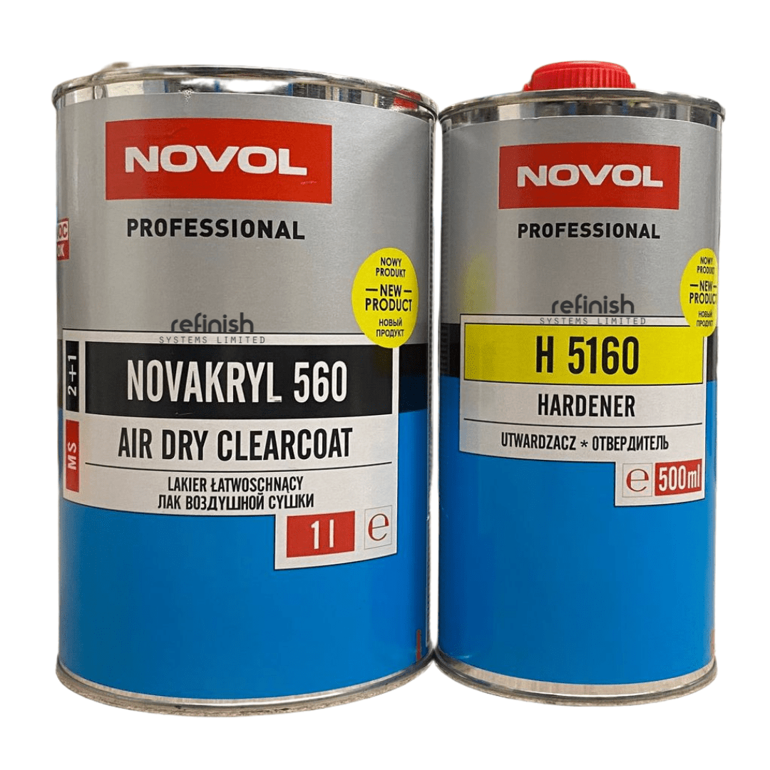Novol Novakryl 560 Air Dry Lacquer Kit - Refinish Systems