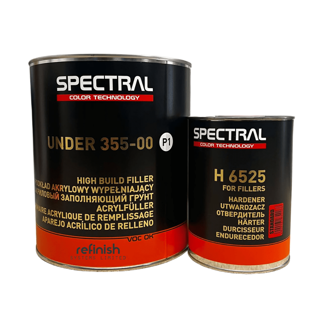 Spectral 355-00 High Build Primer Filler Kit - White, Grey or Black