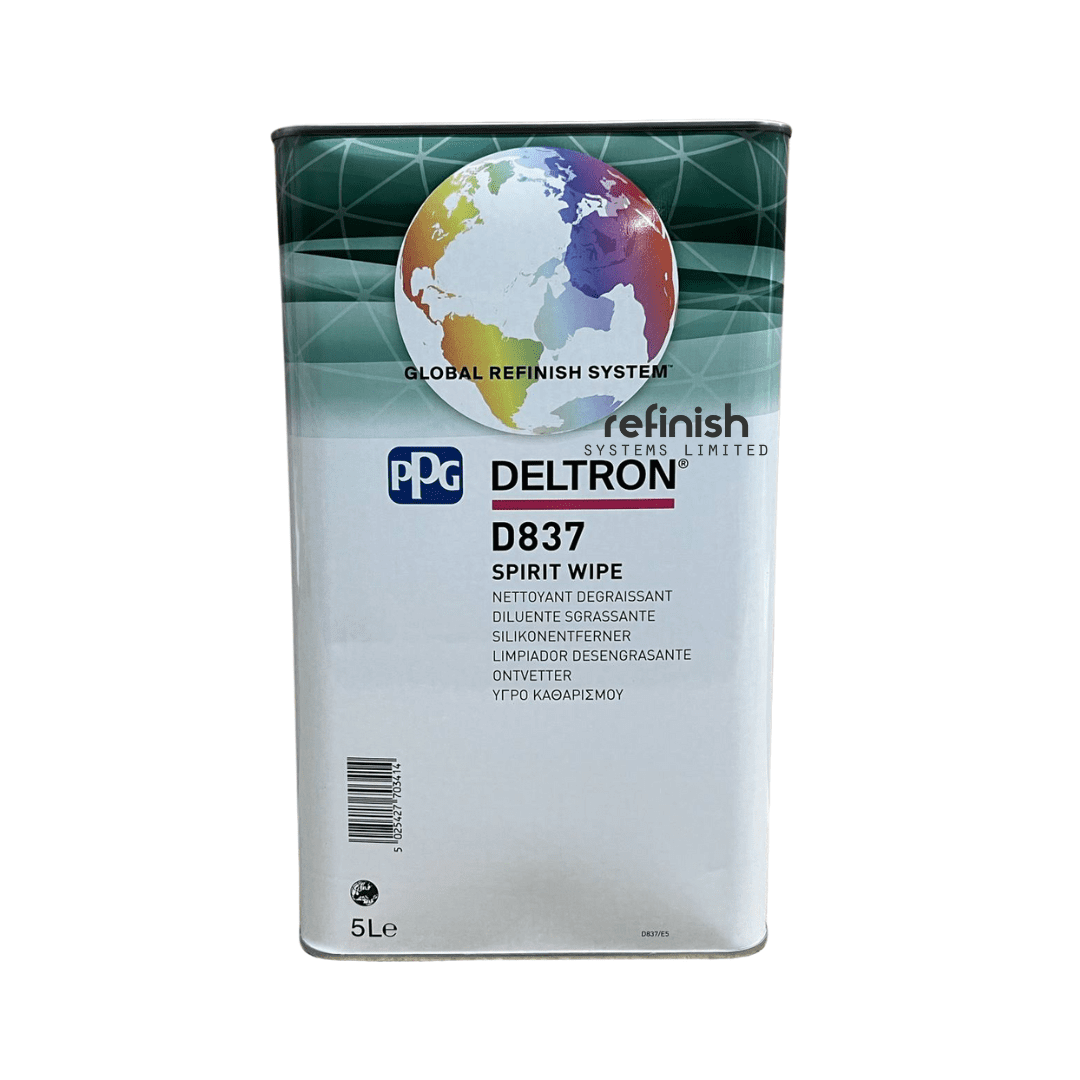 PPG Deltron D837 Spirit Wipe | Panel Wiping Fluids | Refinish Systems Ltd