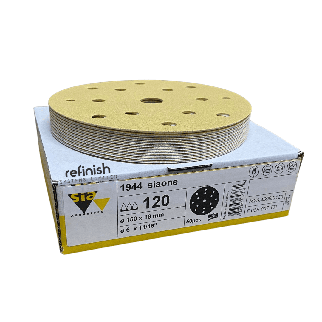 Sia Siaone 150mm Velcro Sanding Discs | Refinish Systems Ltd